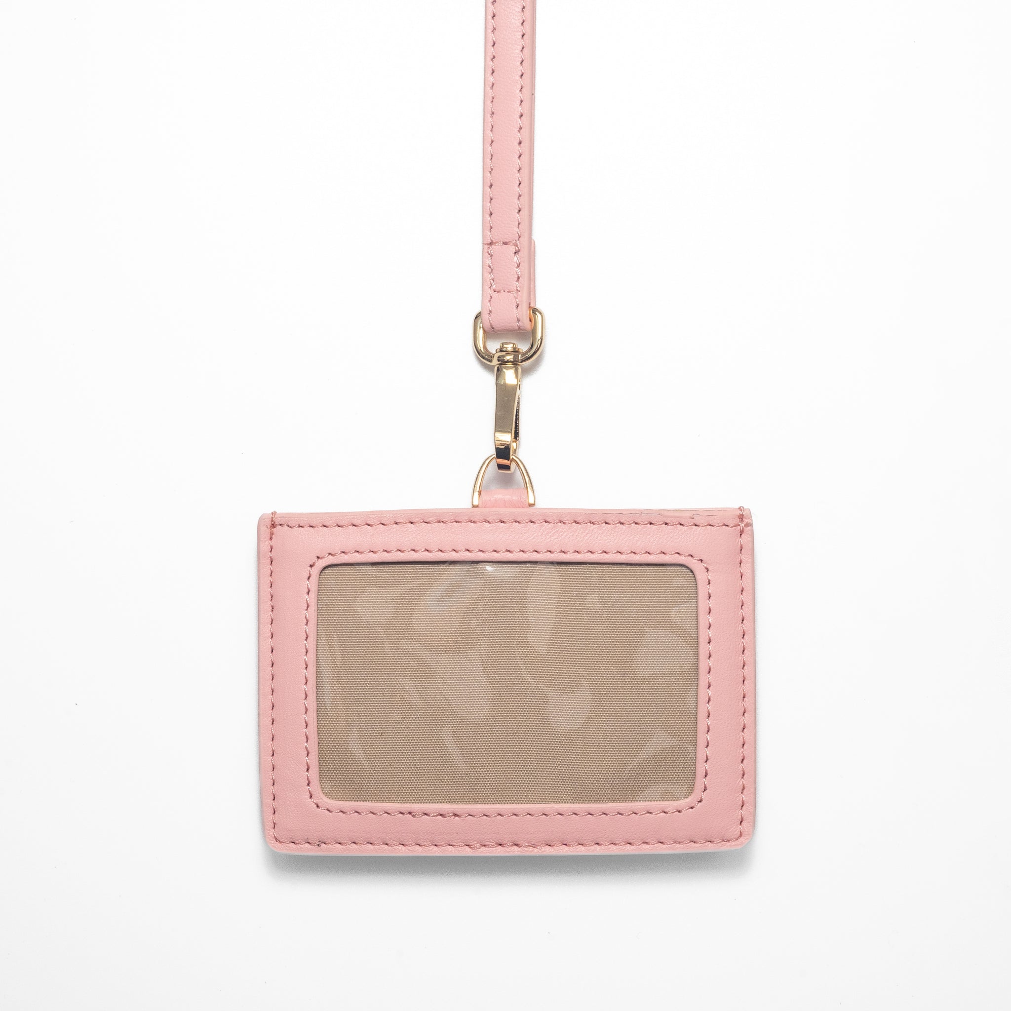 Zip Lanyard - Strawberry Milk